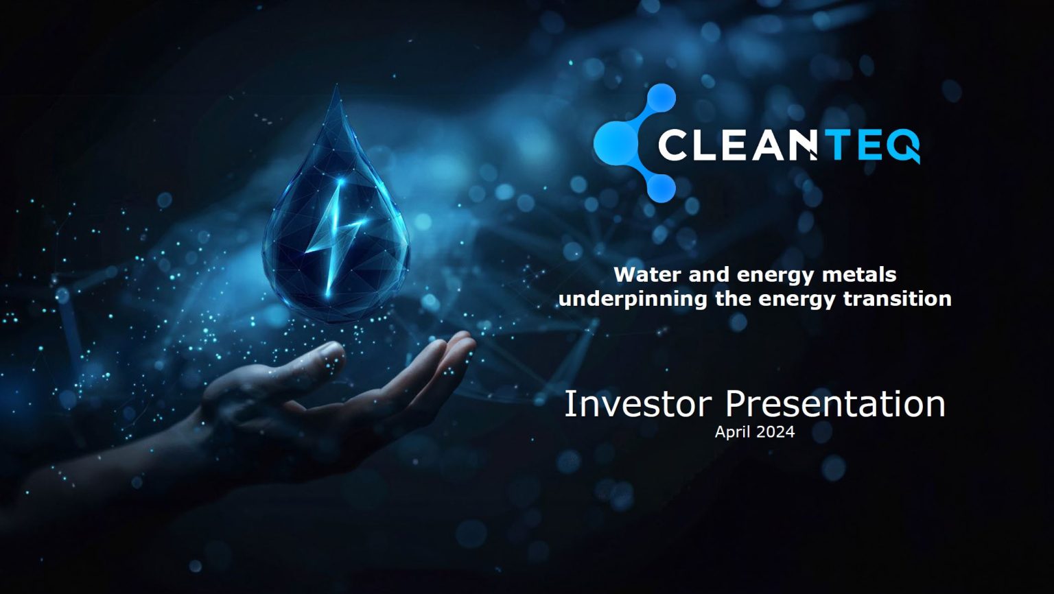 Investors | Clean TeQ Water